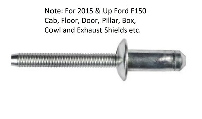8 Specialty Rivets! FOR 2015 & UP FORD F150 250 LIGHTNING ETC # W702554 ...