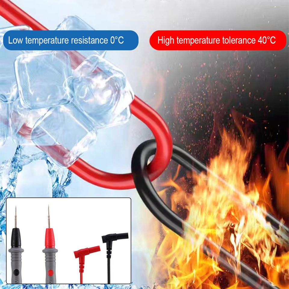 1/2X Multimeter Voltmeter Cable Thin Needle Tester Unique Probe Test ...