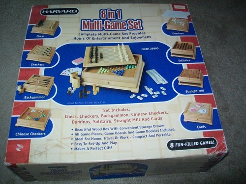 Vintage HARVARD 8 in 1 Multi-Game Set NEW IN BOX | eBay