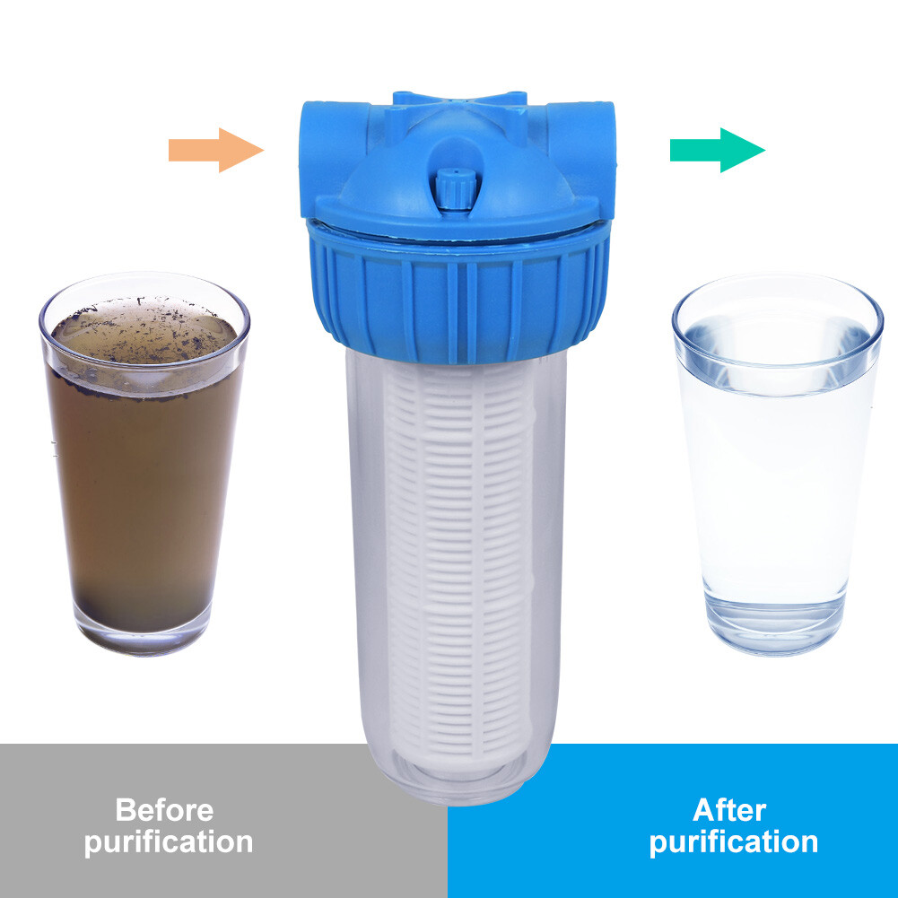 WASSERFILTER VORFILTER 1" 5000 L/h PUMPENFILTER FILTER HAUSWASSERWERK 8 ...