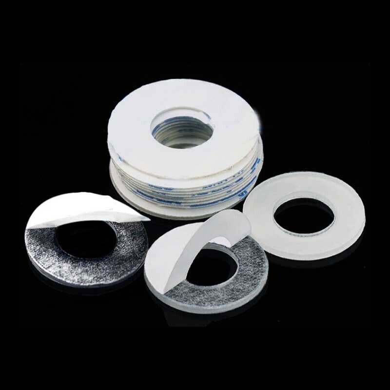 M5 PVC Transparent Plastic Washers Single-sided Adhesive Backed Flat ...