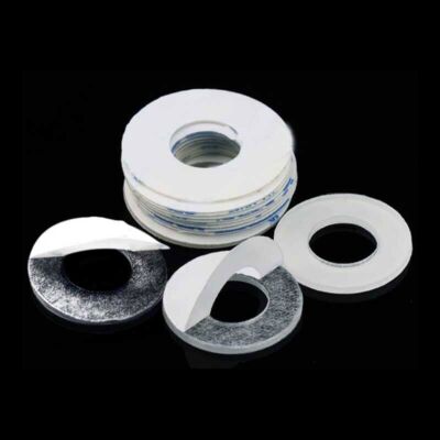 M5 PVC Transparent Plastic Washers Single-sided Adhesive Backed Flat ...