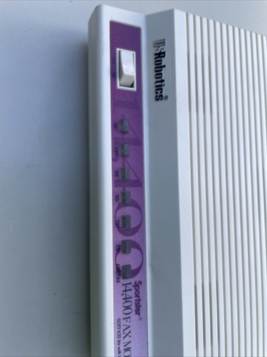 US ROBOTICS EXTERNAL MODEM CJE-0235, CJEUSA-65828-FA-E SPORTSTER 14,400 ...