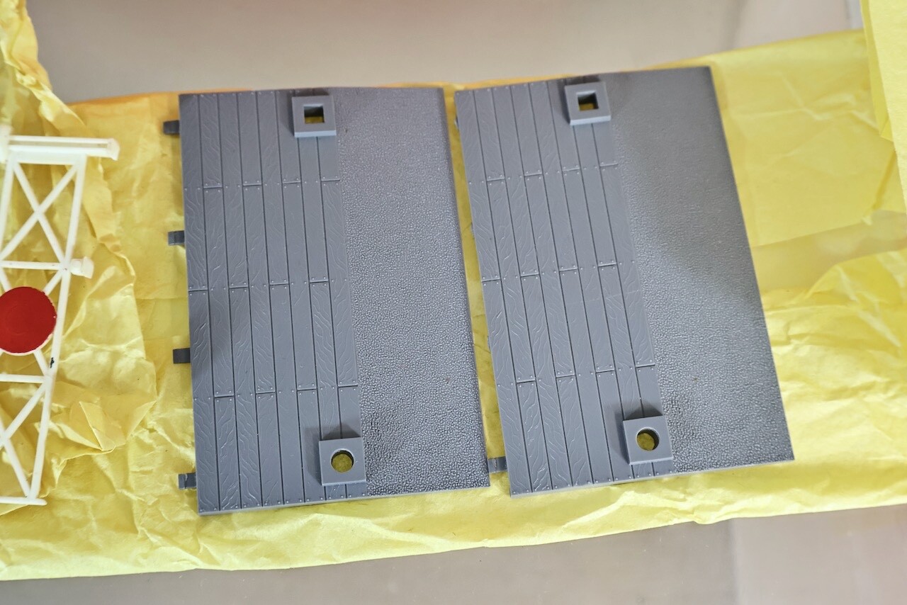 HORNBY R629 DOUBLE TRACK LEVEL CROSSING for SYSTEM 6 track MINT BOXED ...