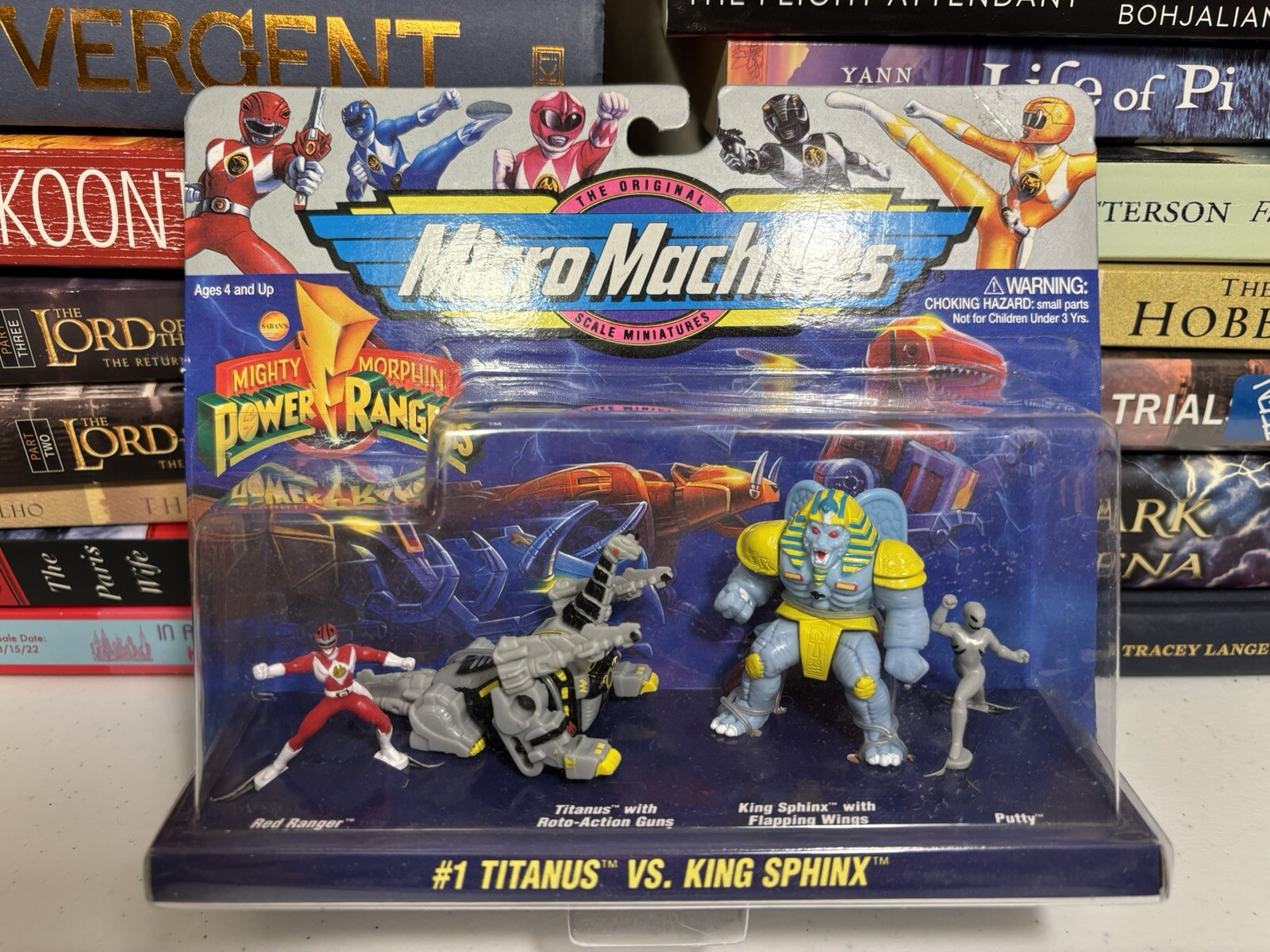 MICRO MACHINES Mighty Morphin Power Rangers #1 Titanus vs King Sphinx ...