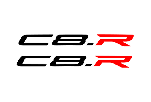 C8.R Jake Racing Fits Corvette Stingray Vinyl Decal C8 Sideskirt Body ...