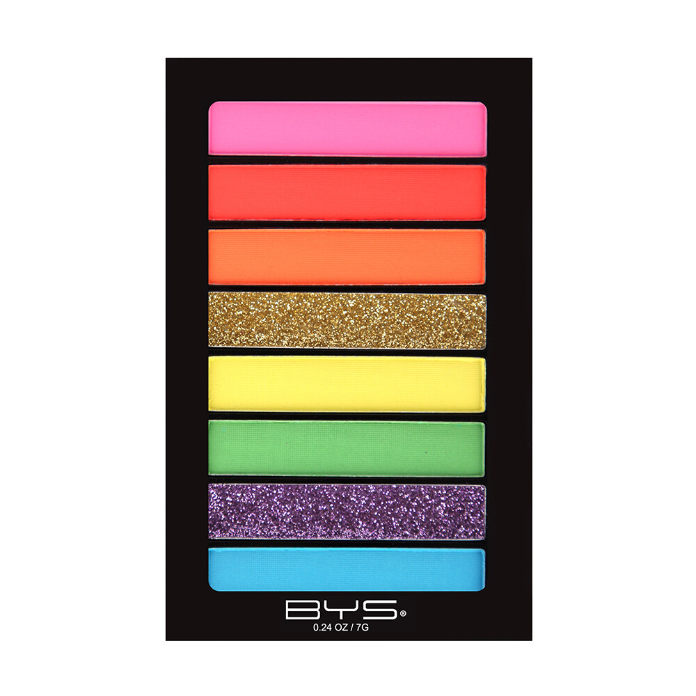BYS Eyeshadow Let's Party Makeup/Cosmetics/Beauty 7g Palette Smooth 8 ...