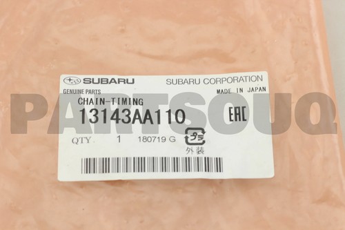 Subaru 13143-AA110 CHAIN-TIMING Timing Chain | Metal | Aftermarket ...