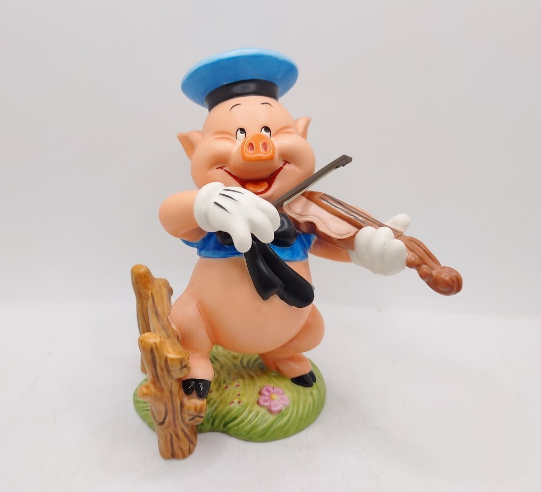 WDCC Fiddler Pig Three Little Pigs Hey Diddle Diddle I Play On My ...