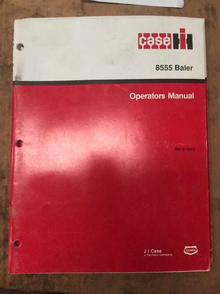 CASE/IH 8555 BALER OPERATOR'S MANUAL "NEW" NOS | eBay