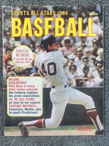Ken Harrelson Hand Signed Sports All Stars Baseball Magazine 1969 | eBay
