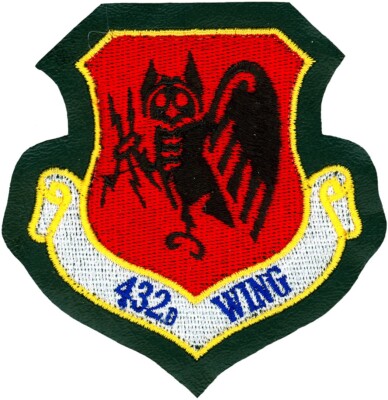 USAF 432d WING PATCH - LEATHER | eBay