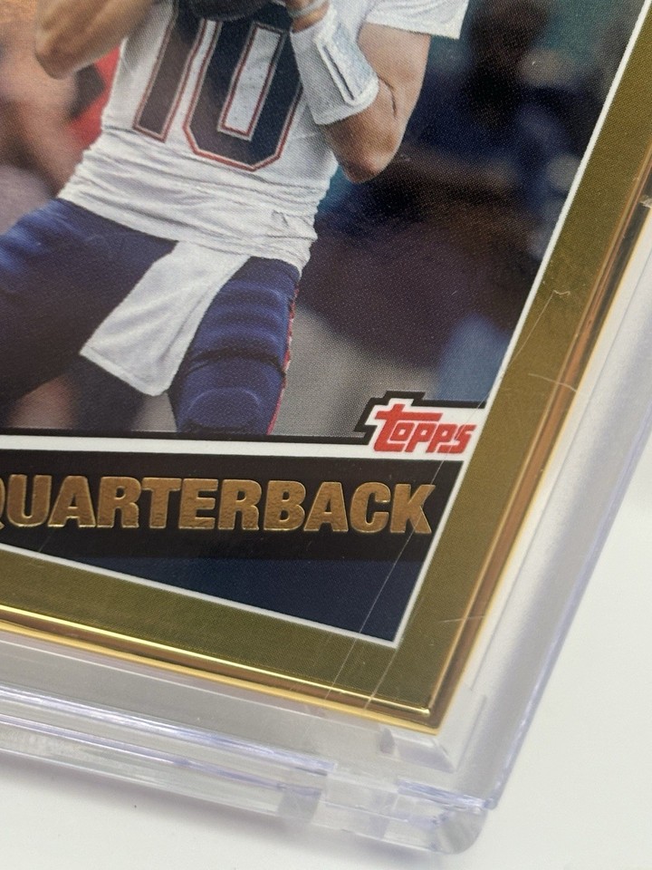 2024 Topps Now Rookie Campaign Drake Maye RC Rookie Gold Framed #15 ...