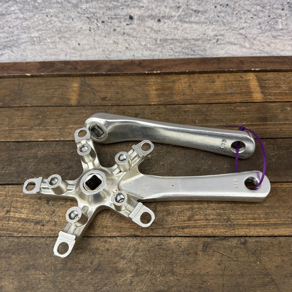 Origin8 130 BCD Crankset 155mm Arms Cranks Triple Silver Road Bike 155 ...