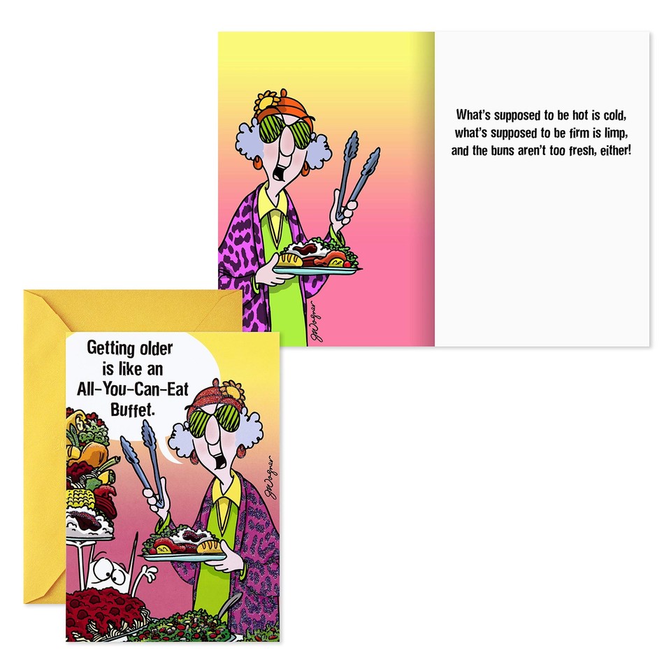 Hallmark Maxine Funny Birthday Cards Assortment (5 Cards with Envelopes ...