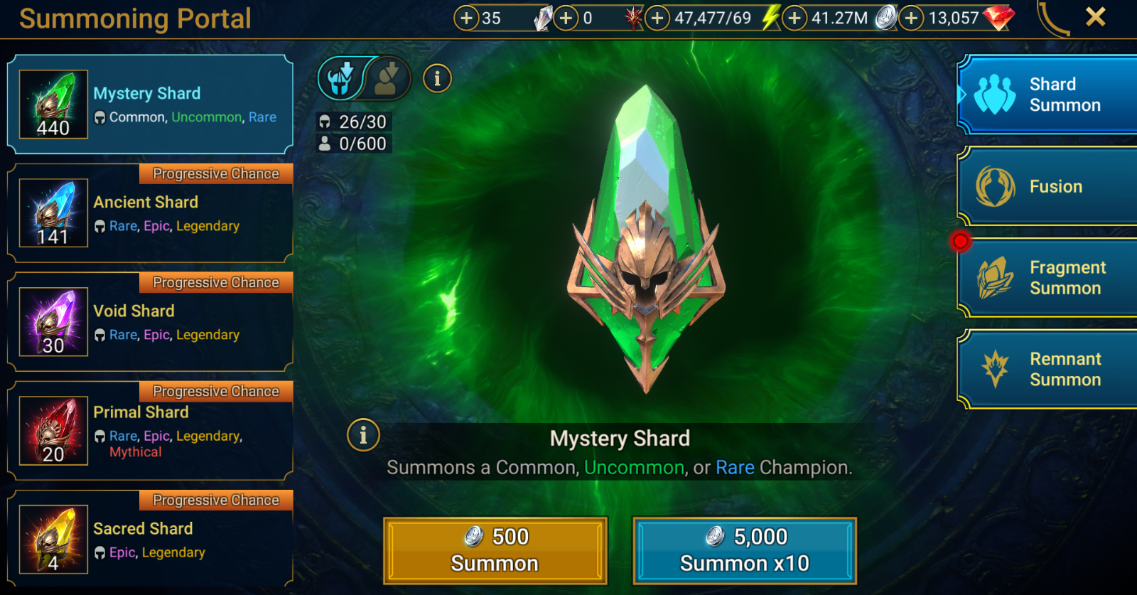 Raid Shadow Legends | Starter Kalvalax + Shards: 141 Ancient, 30 Void,4 ...