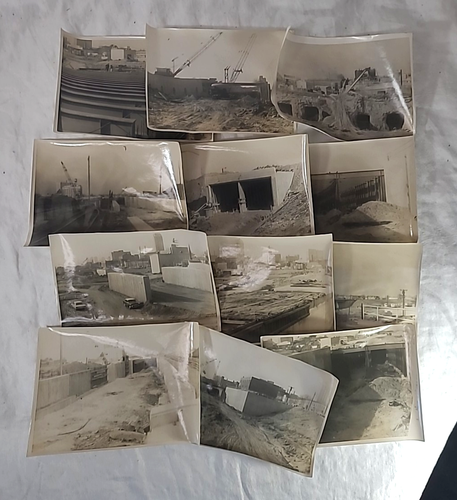 Lot of Vtg Railroad Tunnels Being Built circa 1960's Photographs - NY ...