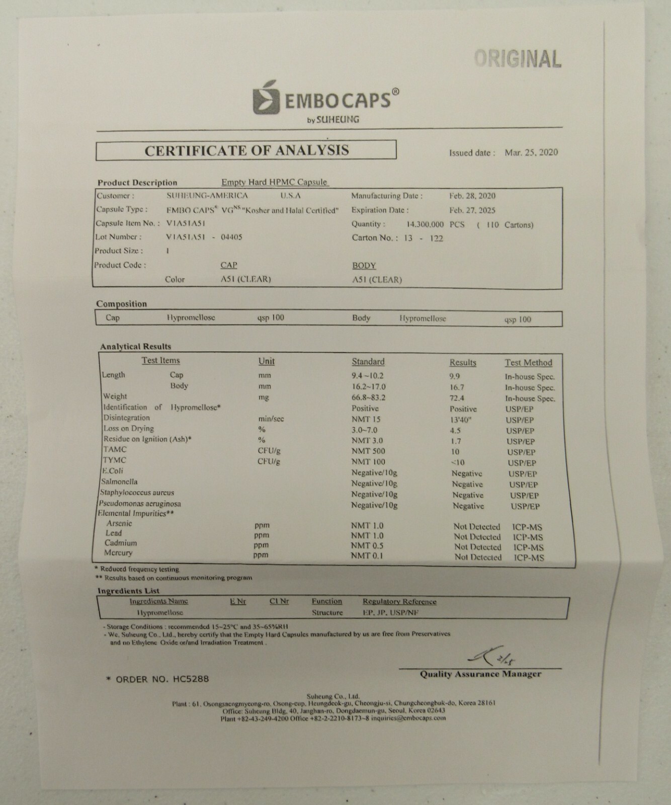 NEW 130,000 Embo Caps VG (NS) EMPTY Vegetarian HPMC Capsules Size 1 ...