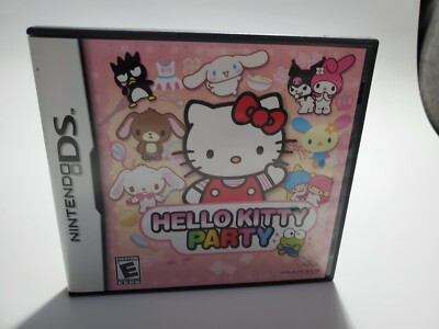 Hello Kitty Party Nintendo DS Game with Case - Works Perfectly ...