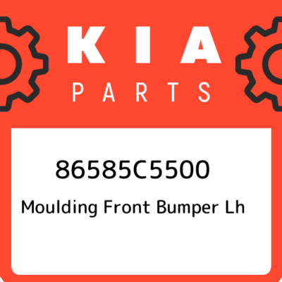 86585C5500 Kia Moulding front bumper lh 86585C5500, New Genuine OEM ...