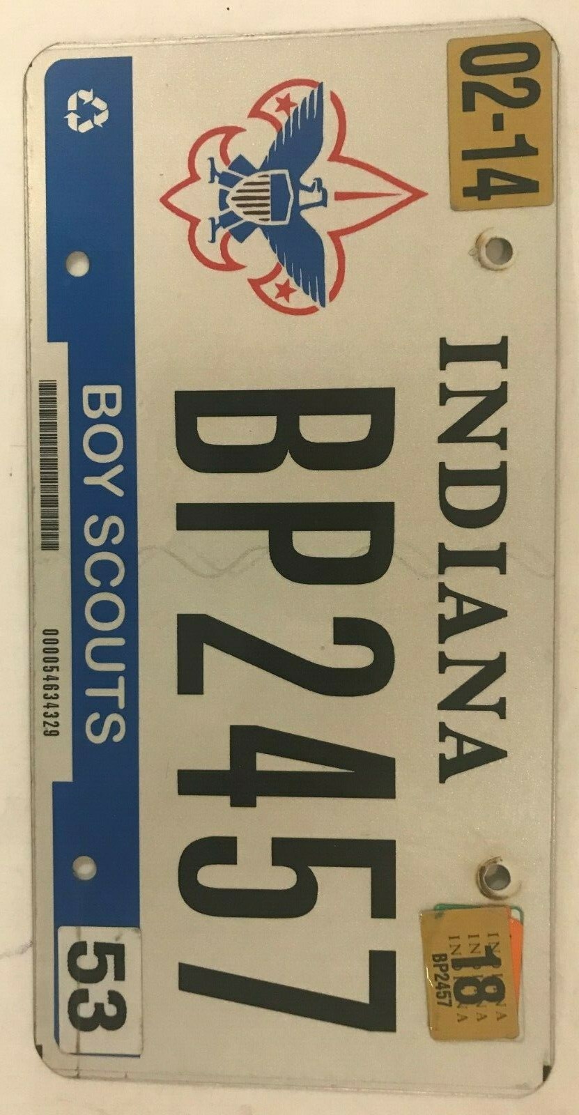 BOY GIRL SCOUT license plate Scouting Troop Camp Jamboree BSA Baden ...