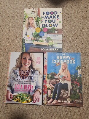 Lola Berry Cookbook Bundle - Food to Make You Glow, The Happy Cookbook ...
