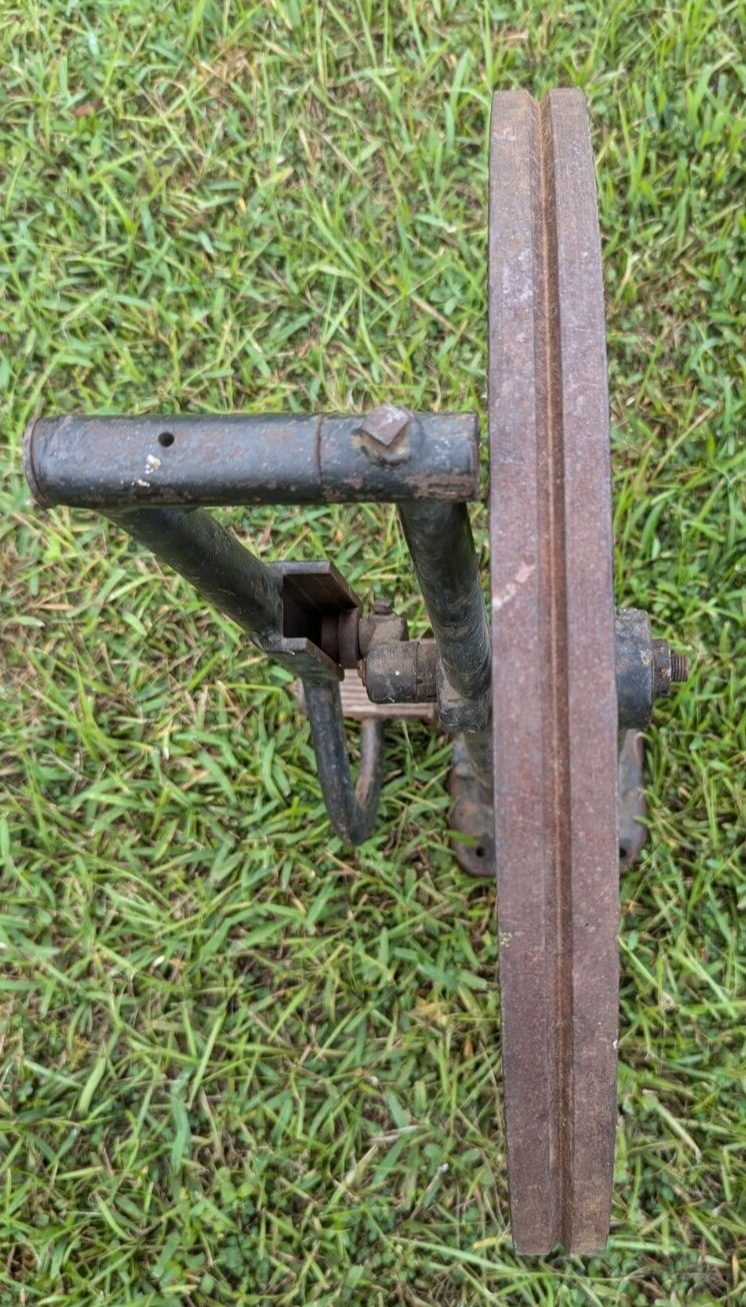 Antique Watchmaker's Jeweler's Lathe Flywheel Kick Fly Wheel Treadle ...