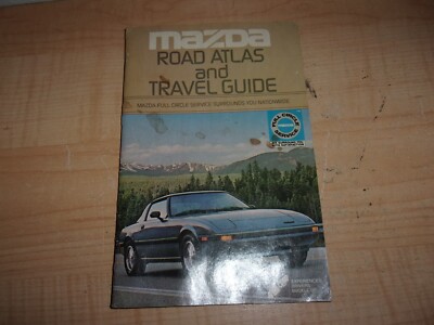 1985 Mazda Road Atlas and Travel Guide Book | eBay
