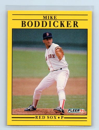 1991 Fleer Mike Boddicker Boston Red Sox #85 | eBay