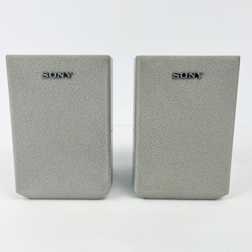 Sony SS-MSP1 Mini Surround Speakers Silver Set Clean Working Pair | eBay