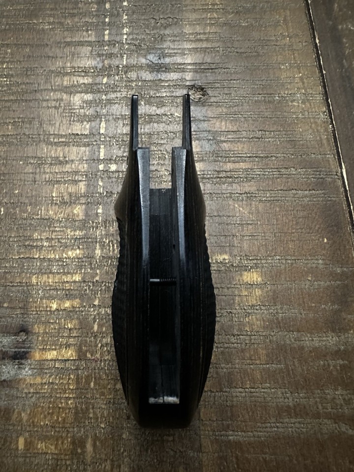 S&W K / L Frame Round Butt Black Wood Grips Silver Medallions | eBay