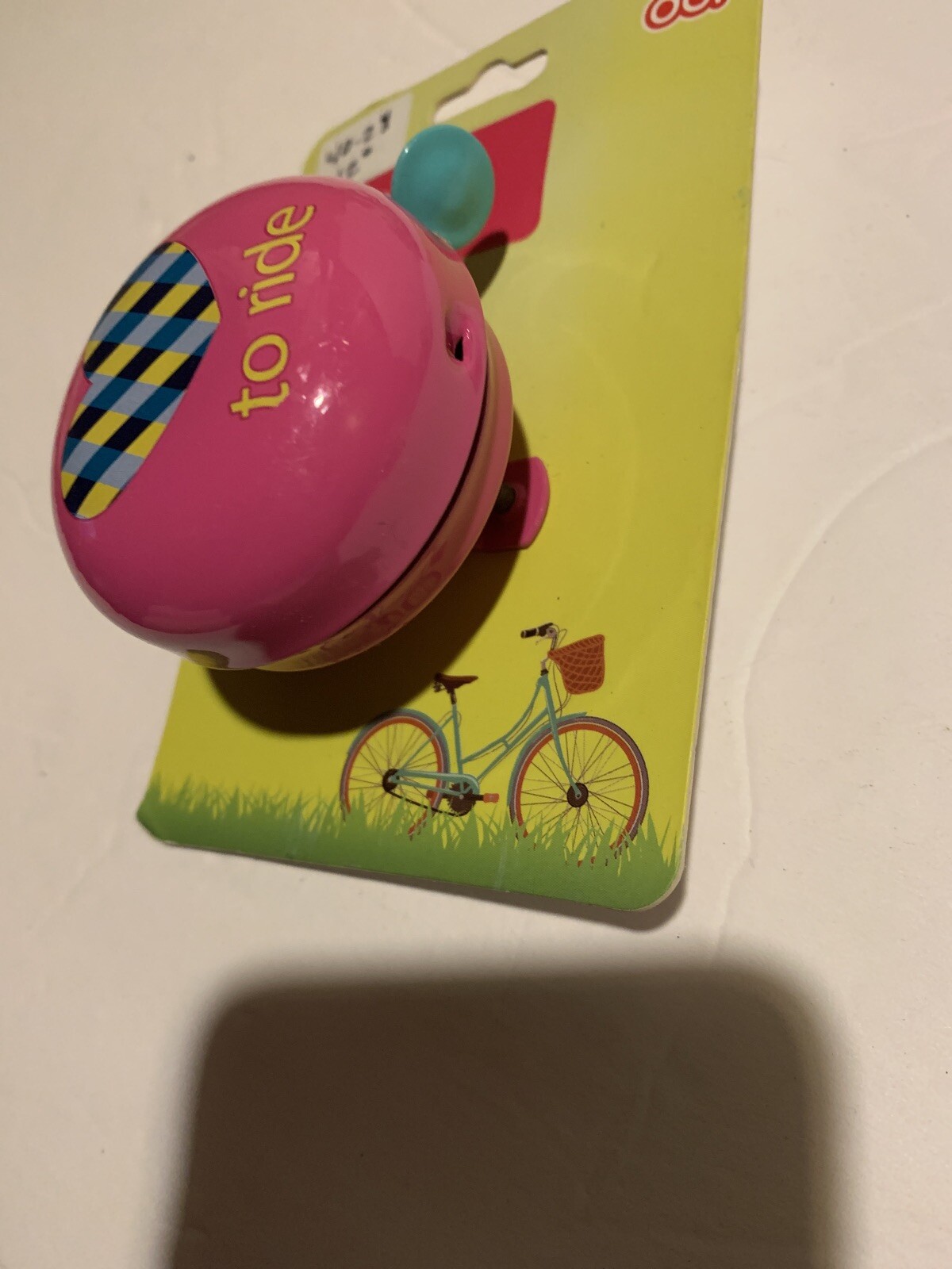 New NIP Bike Bell Bicycle Pink To Ride Heart | eBay