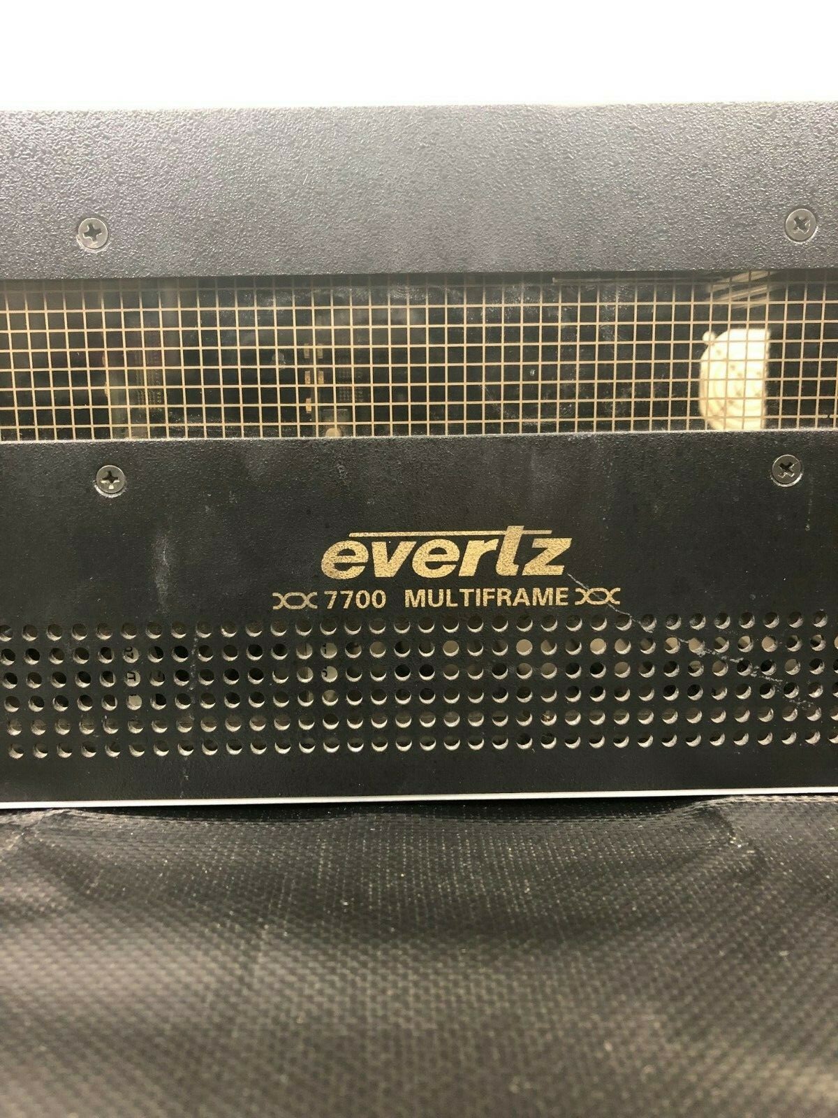 Evertz 7700FR-C Multiframe w/ (2) 7707OE and 7707CVT | eBay