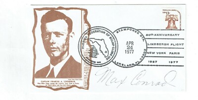 PIONEER AVIATOR MAX CONRAD BLERIOT & HARMON TROPHY WINNER ORIGINAL ...