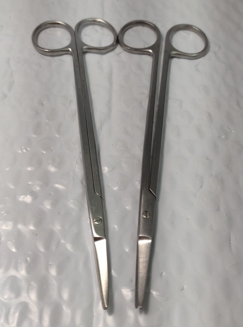Lot of 2 - V.Mueller CH2250 Surgical Mayo Church Scissors 7" Length | eBay