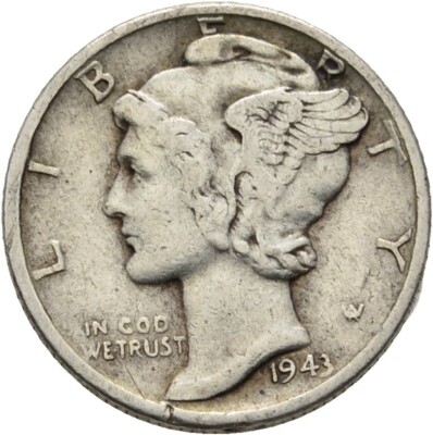 USA Liberty One Dime 1943 Silber 2,4 g Original Münze #FNT198 | eBay