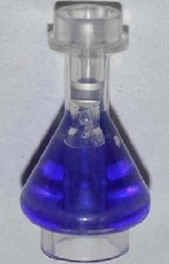 2x Lego Flasks Minifigure Scientist Potion Bottle Vial Trans Green ...