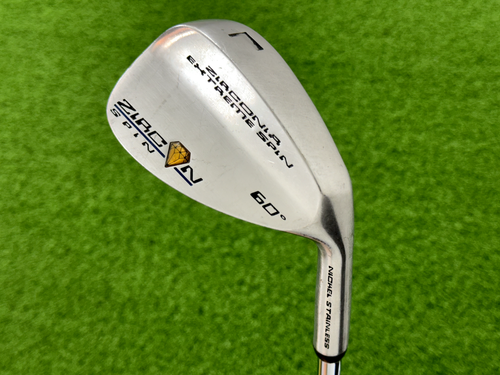 Knight Golf ZIRCON SPIN Extreme Spin 60* LOB WEDGE Nickel Stainless ...