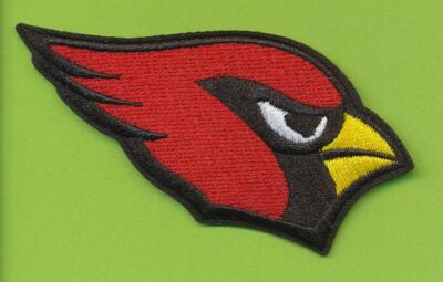 3-1/2" x 1-3/4" Embroidered Helmet Iron On Patch - Arizona Cardinals | eBay