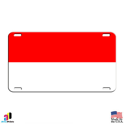 Indonesia Country Flag License Plate Home Wall Decor Novelty Aluminum ...