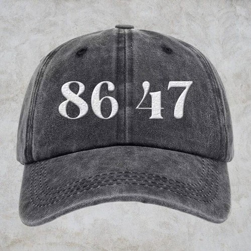 86 47 Embroidered Hat, Funny Inspired Cap, Father's Day Gift ...