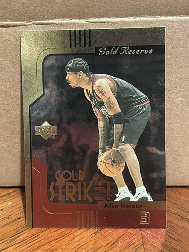 1999-00 Upper Deck Gold Reserve Allen Iverson Gold Strike #GS11 76ers ...