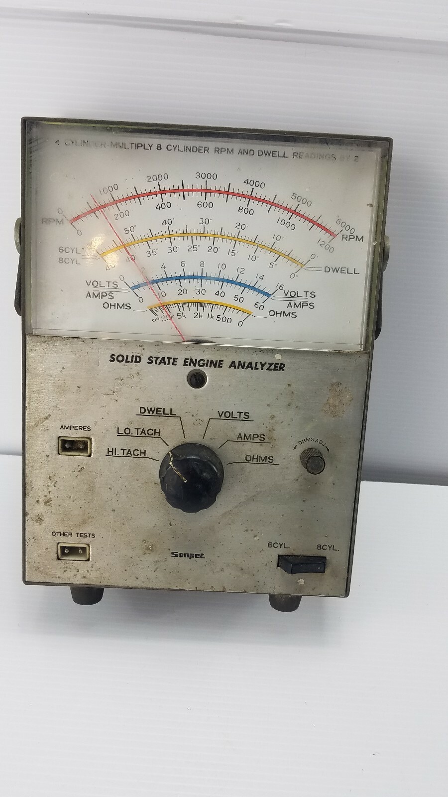 Vintage Sanpet Solid State Engine Analyzer Untested No cables | eBay