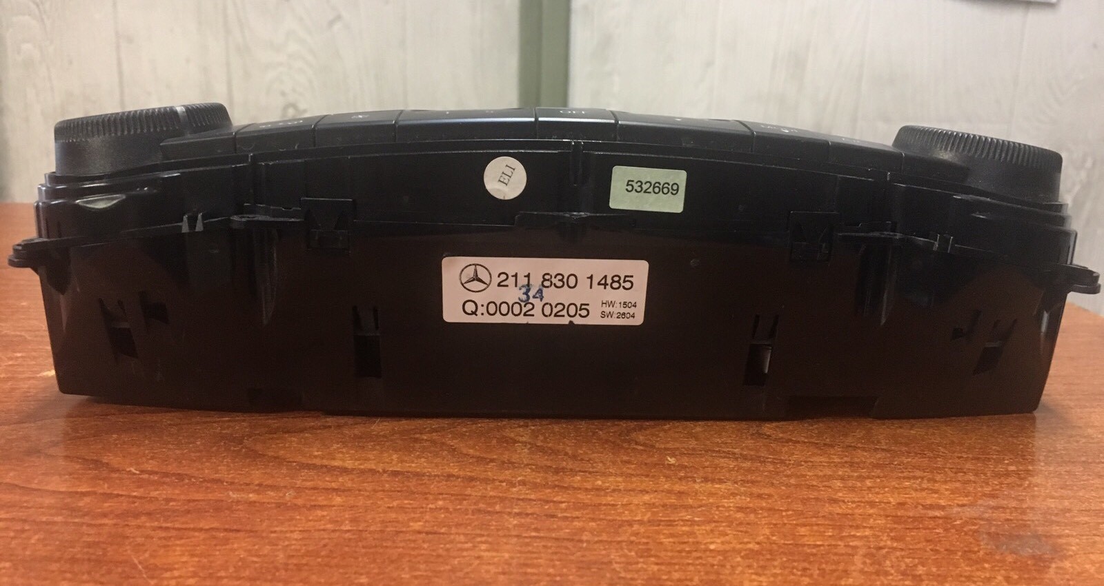 Mercedes-Benz 03-09 E-Class A/C Heater Climate Control Panel # 211 830 ...