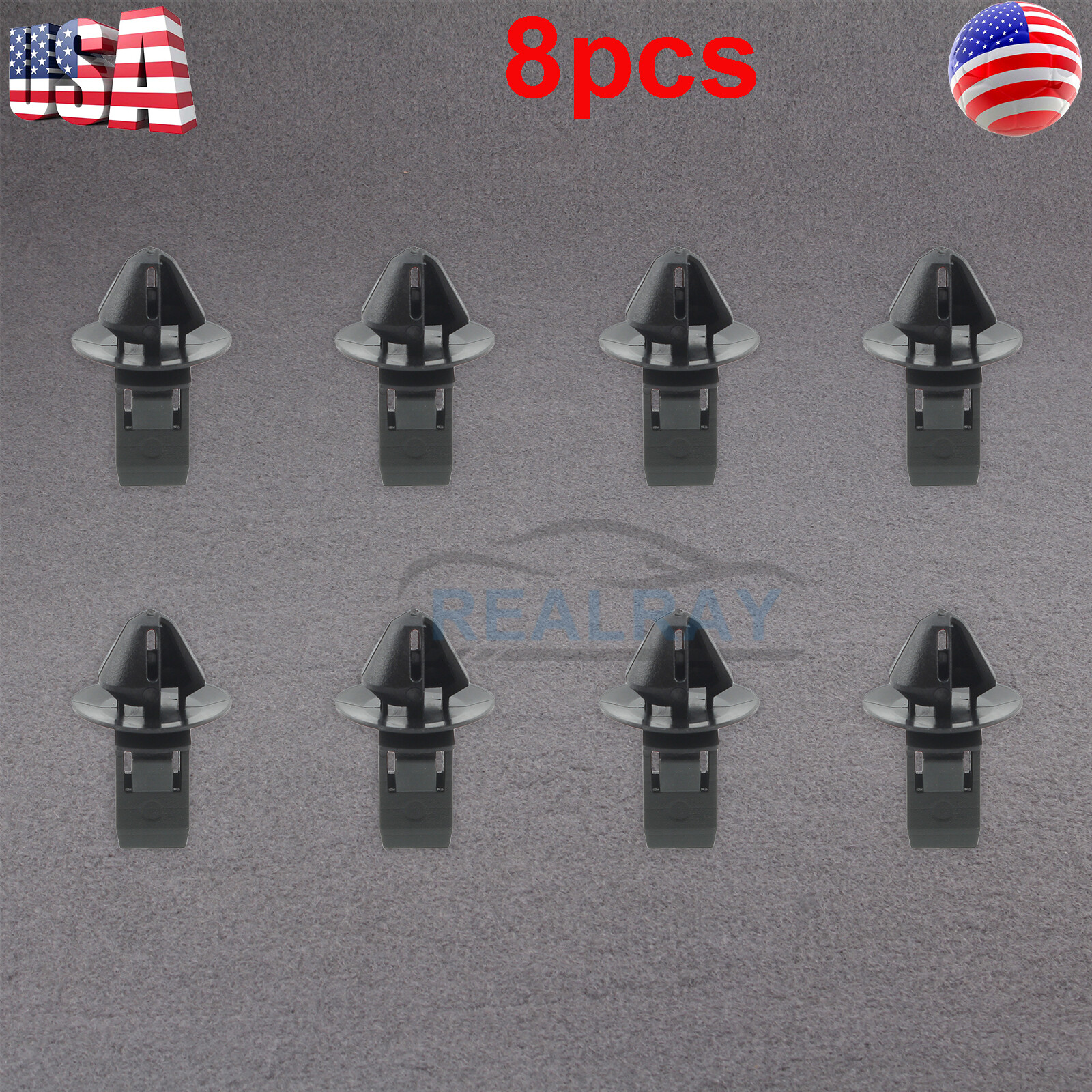 8 NEW GRILLE CLIPS FOR MOPAR DODGE RAM 1500 2500 3500 4500 5500 ...
