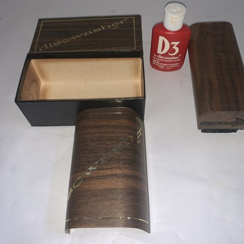 Discwasher Vinyl Record Cleaner Kit Box & Booklet Fluid 1/4 Full | eBay