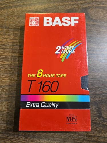 BASF T160 Extra Quality Blank VHS Tapes (New Factory Sealed ...