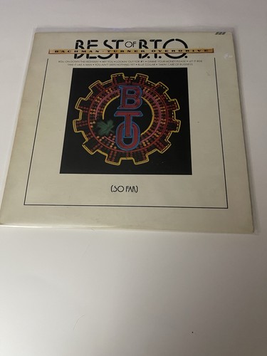 1976 Bachman-Turner Overdrive "Best Of BTO (So Far)" Vinyl Album SRM-1 ...