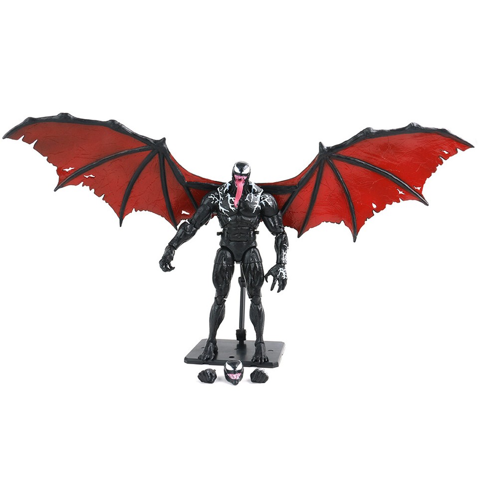 7 inch Venom Carnage Action Figure Venom Wing Collectible Model Toy PVC ...