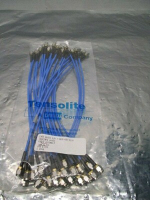 25 Carlisle Tensolite 1-3636-461-5210 Male RF Coaxial Cable Assy ...